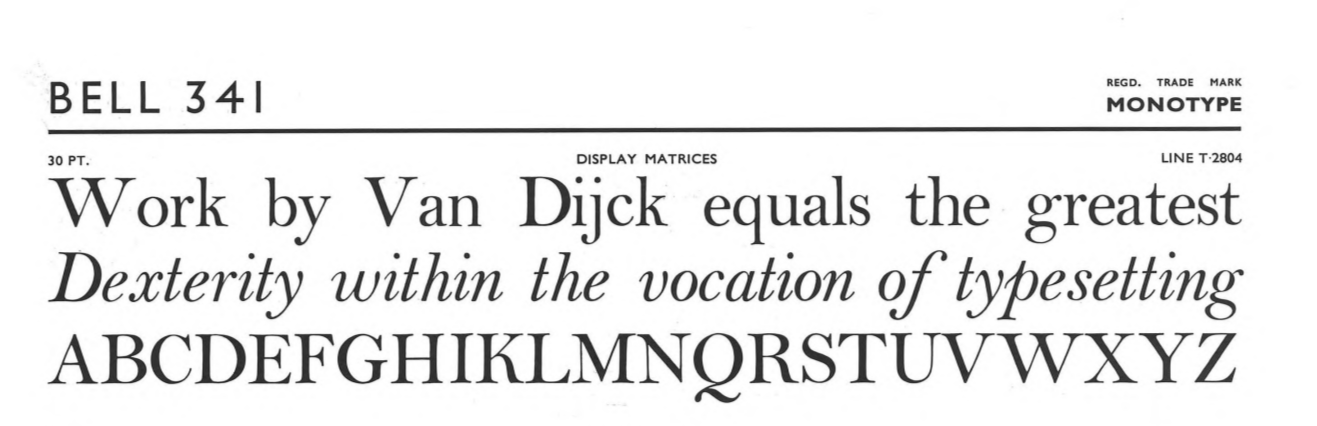 Bell – British Letterpress in 100 Objects