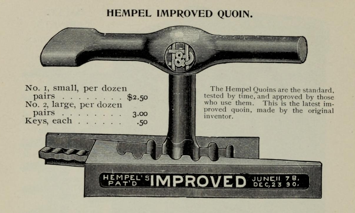 Mechanical Quoin – British Letterpress in 100 Objects